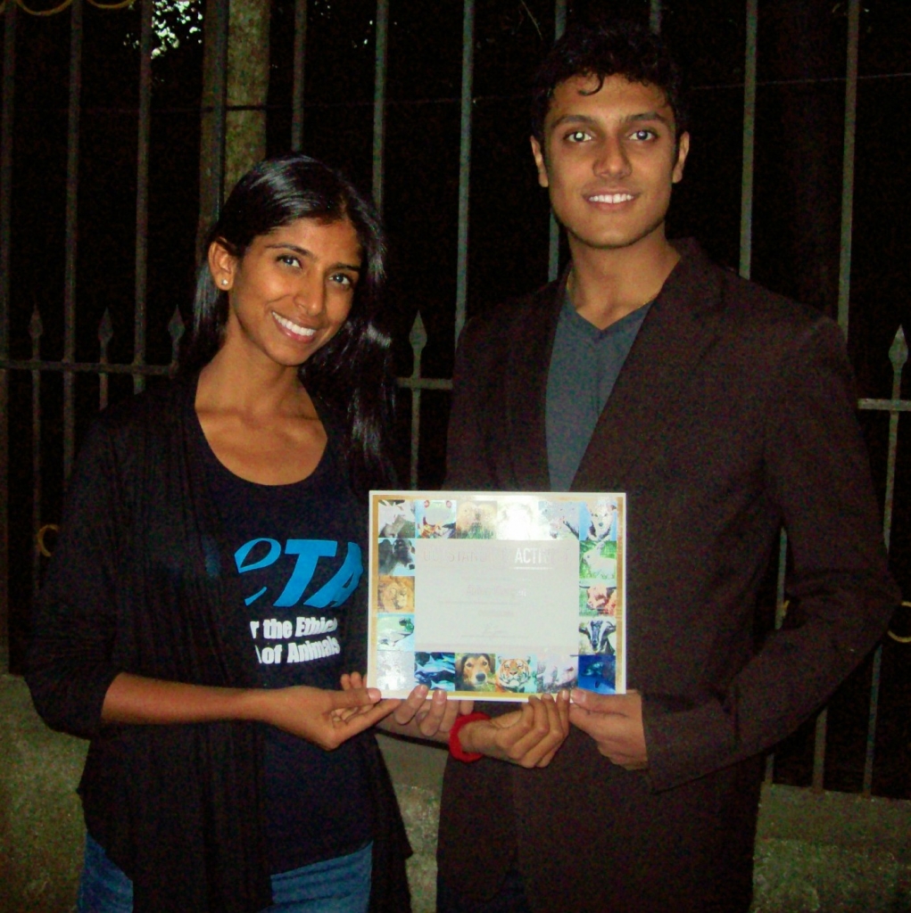 Bangalore Teen Wins PETA Award - Blog - PETA India