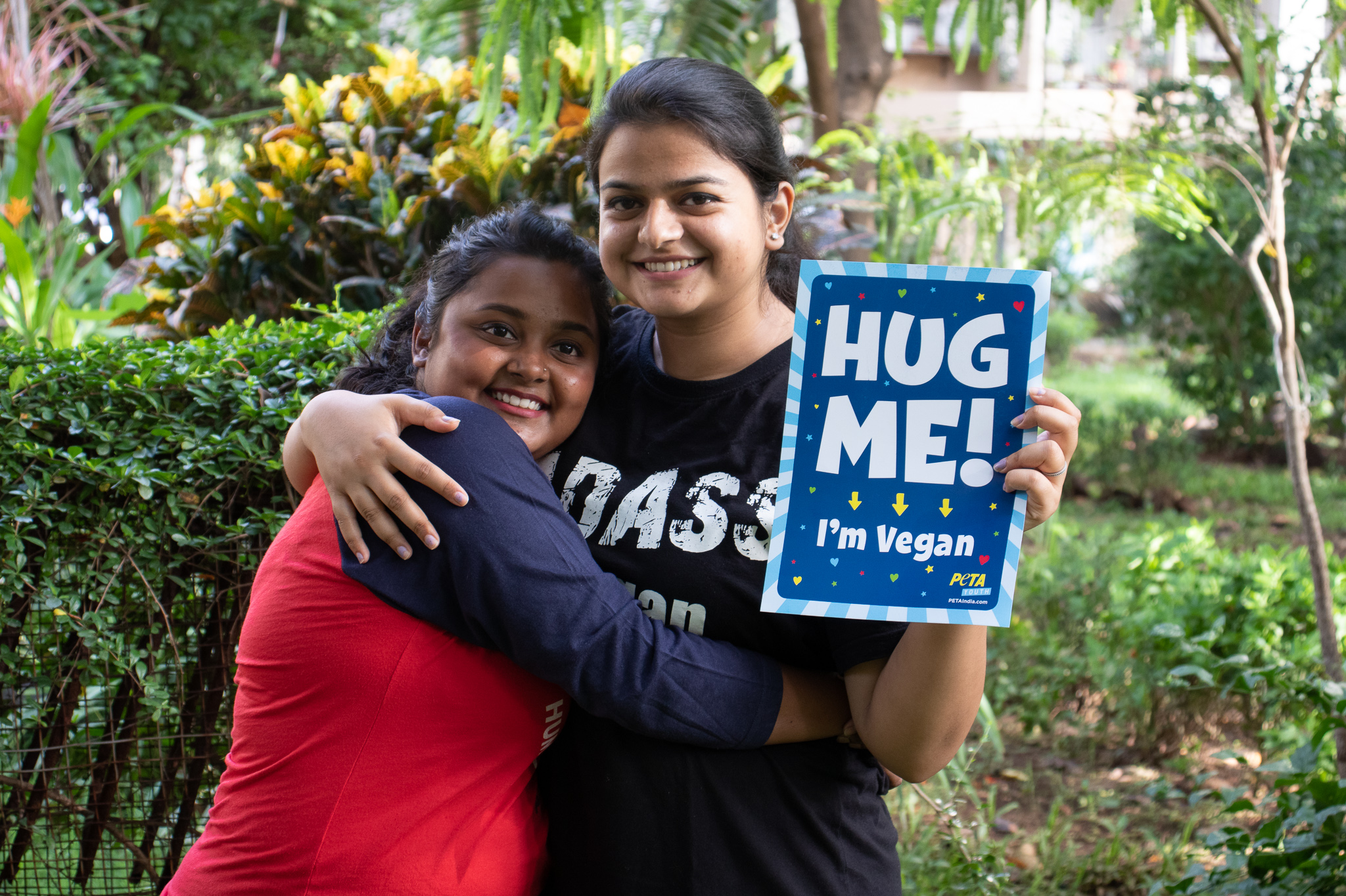 'Hugshot' Wanted: Join PETA India’s Hug a Vegan Day Mission!
