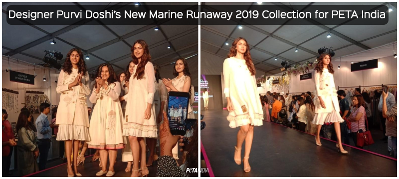Purvi Doshi Dedicates New Marine Runway 2019 Collection to PETA India
