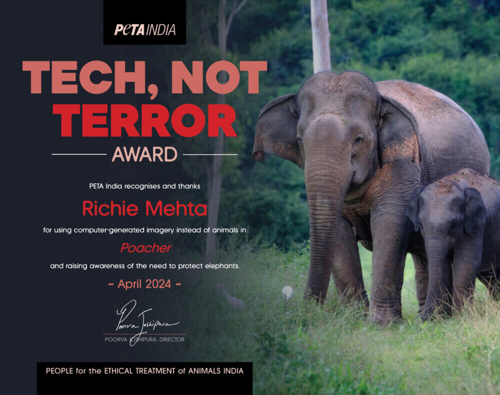 Poacher Director Nabs PETA India Award for Use of CGI Animals Just in ...