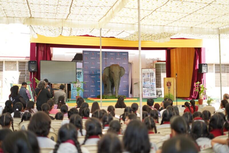 Jaipur School Visited by Asia’s First Empathy Building Animatronic ...