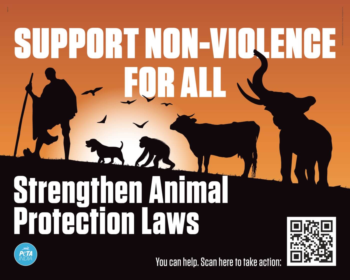 ‘Support Non-Violence for All’: PETA India Erects Dandi March-Inspired ...